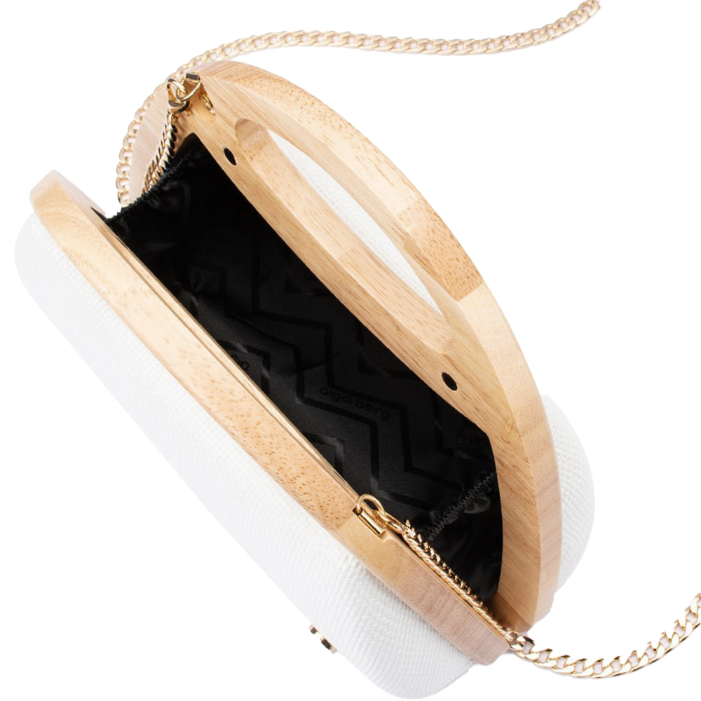 Olga Berg Sarah White Grab Bag - ShoeBeDoo