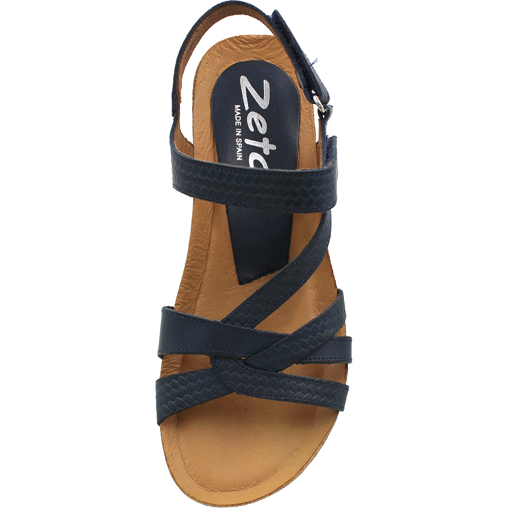 Zeta Ocean Marino Leather Sandals - ShoeBeDoo