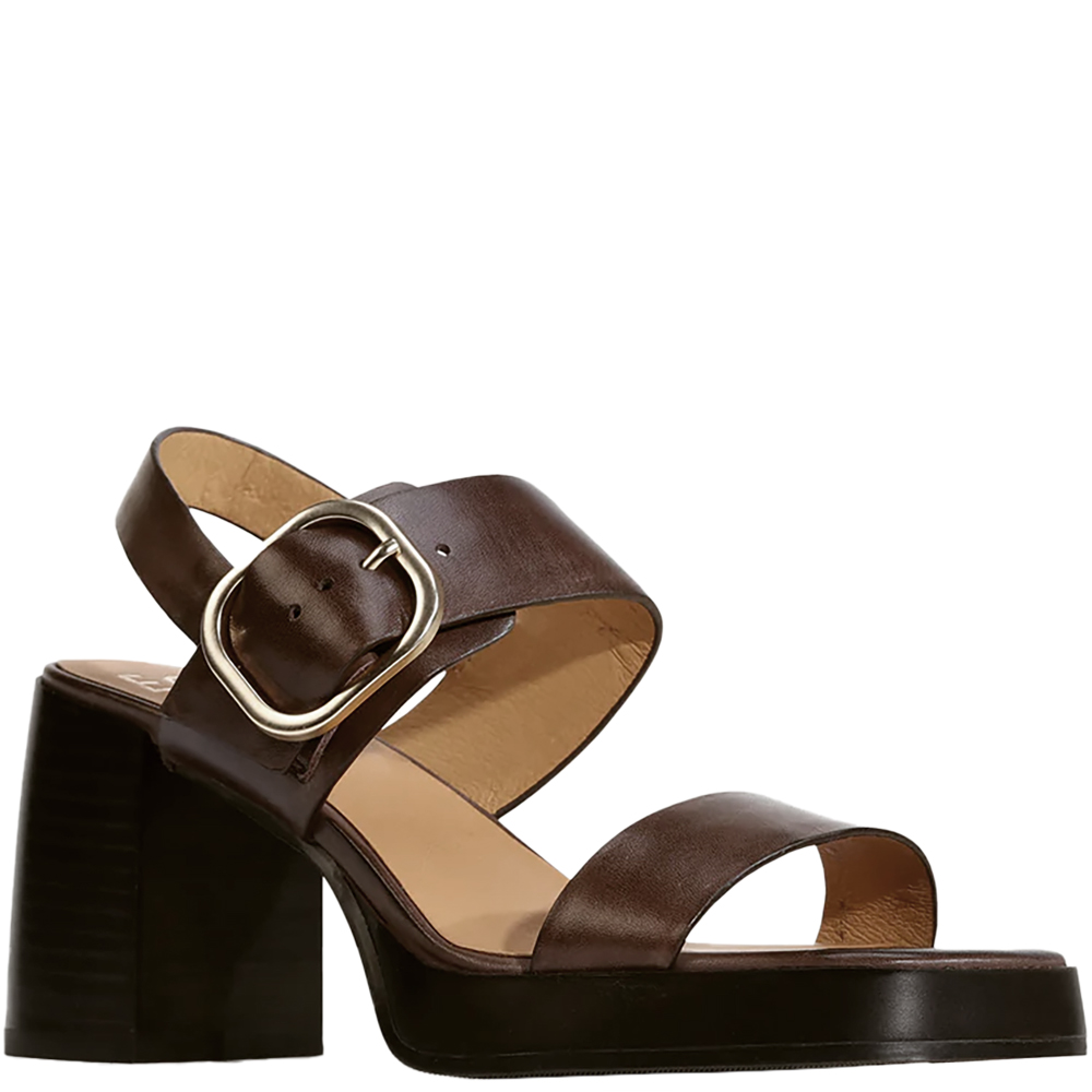 EOS Footwear Irami Chestnut Platform Sandals - ShoeBeDoo