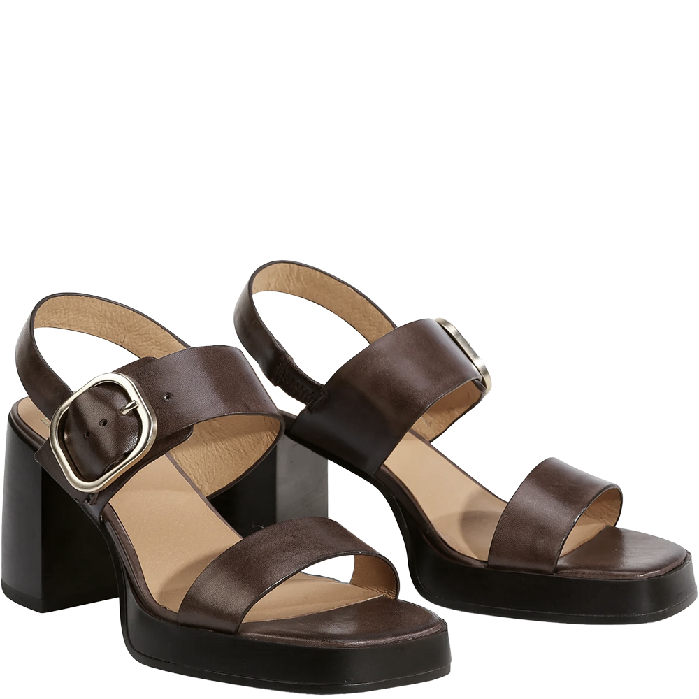 EOS Footwear Irami Chestnut Platform Sandals - ShoeBeDoo