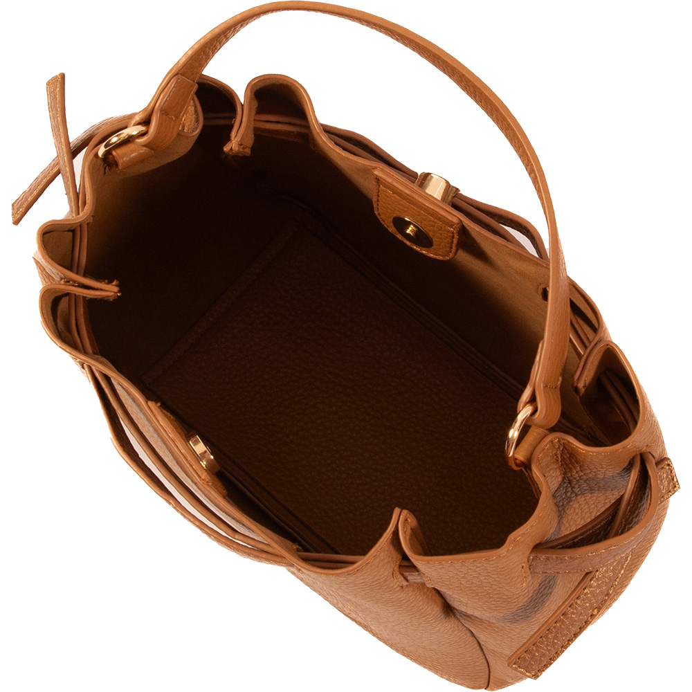 Liv & Milly Holly Toffee Handbag - ShoeBeDoo