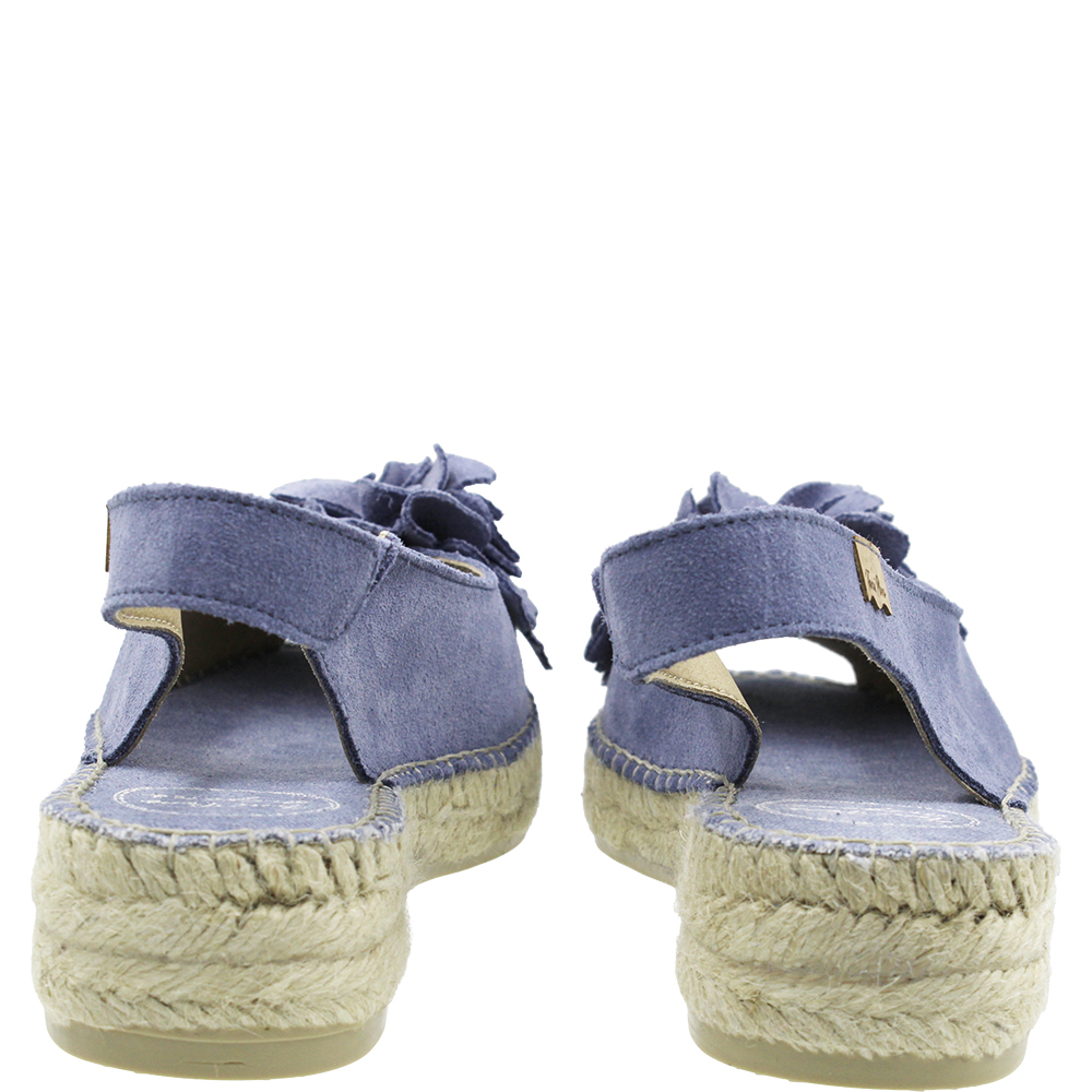 Toni Pons Erica Indigo Suede Espadrilles - ShoeBeDoo