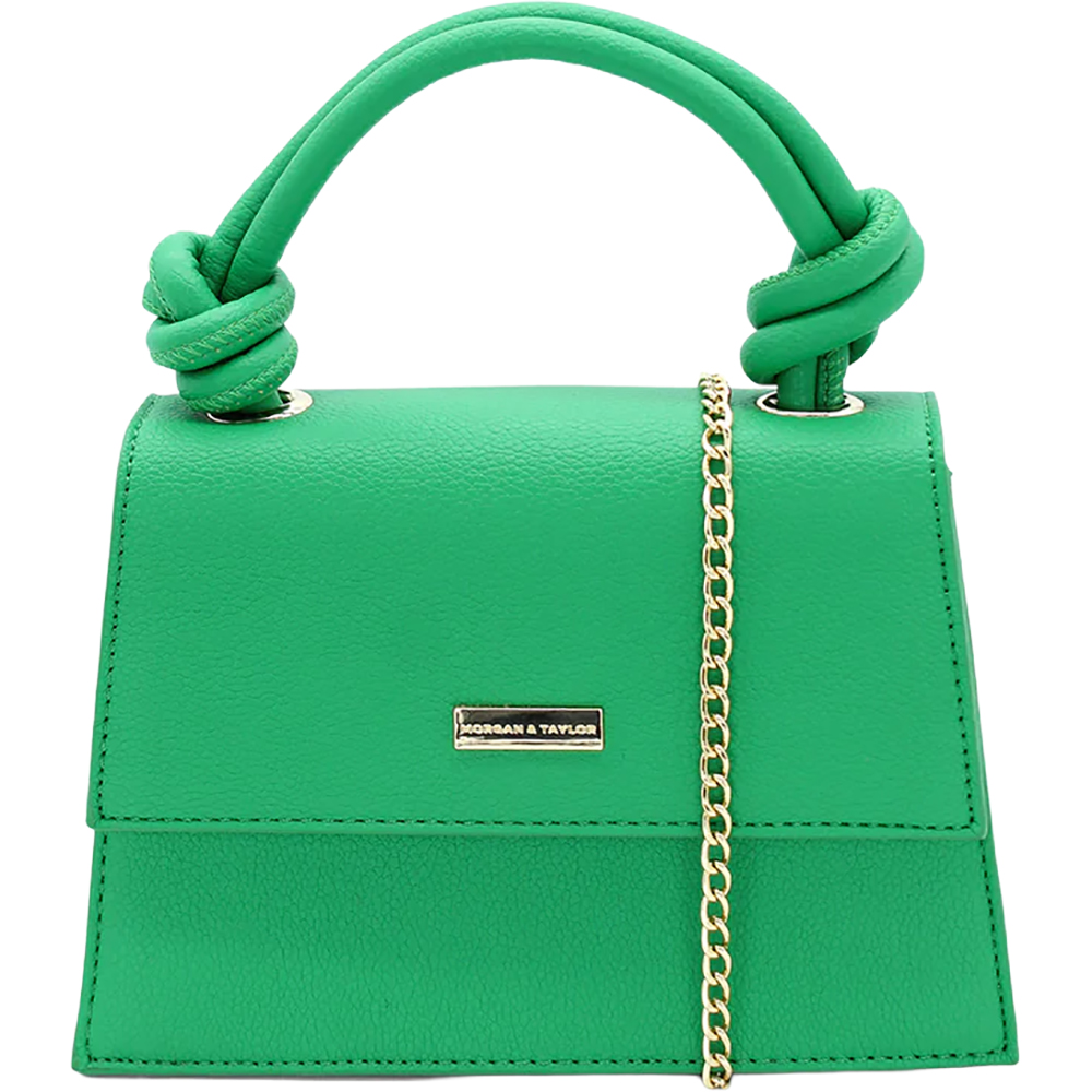 Morgan & Taylor Naomi Emerald Green Top Handle Bag - ShoeBeDoo